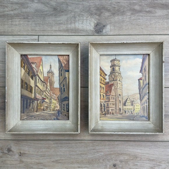 Vintage | Art | Vintage German Watercolor Painting Set | Poshmark